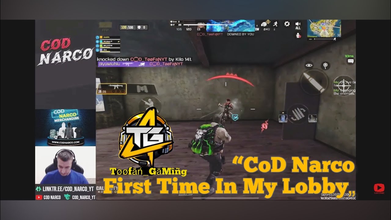 @codnarcolive 😱First Time in My Lobby 😱 OMG || CODM @GT_ToofanYT - YouTube