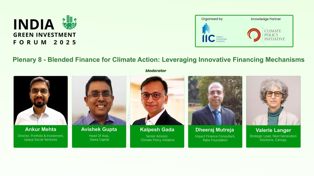 IGIF 2025 - Blended Finance for Climate Action: Leveraging Innovative ...