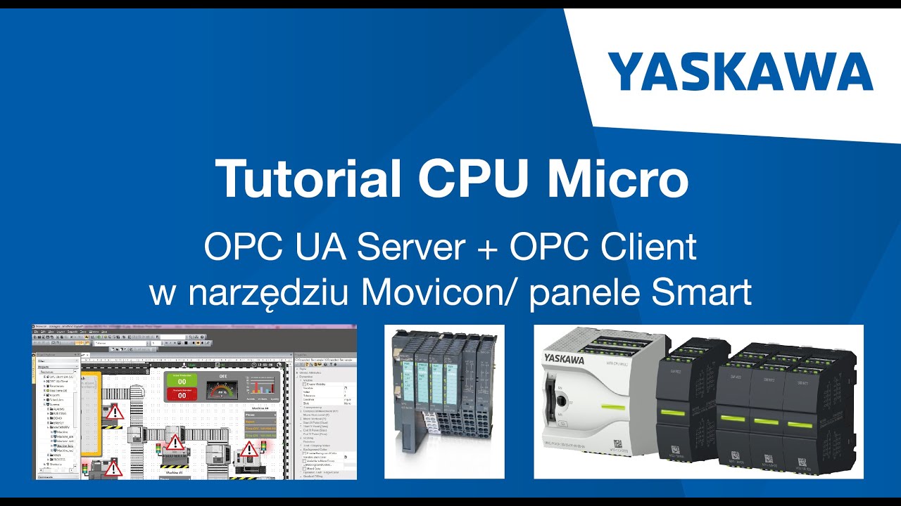 Konfiguracja OPC UA w sterowniku MICRO PLC | Yaskawa Polska - YouTube