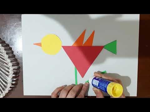 Pattern with Shapes: Cut and Paste activity| Craft for Kids | Making a ...
