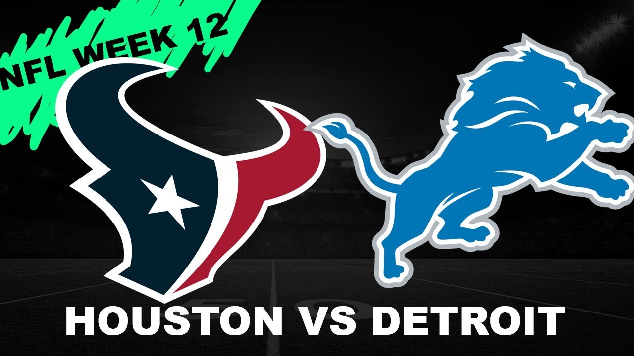 Houston Texans vs Detroit Lions - YouTube