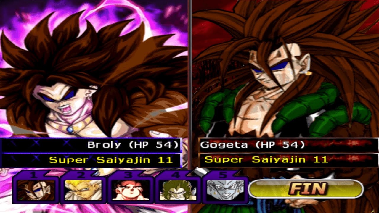 Broly Ssj11 Vs Gogeta Ssj11 Iso Extrema Youtube