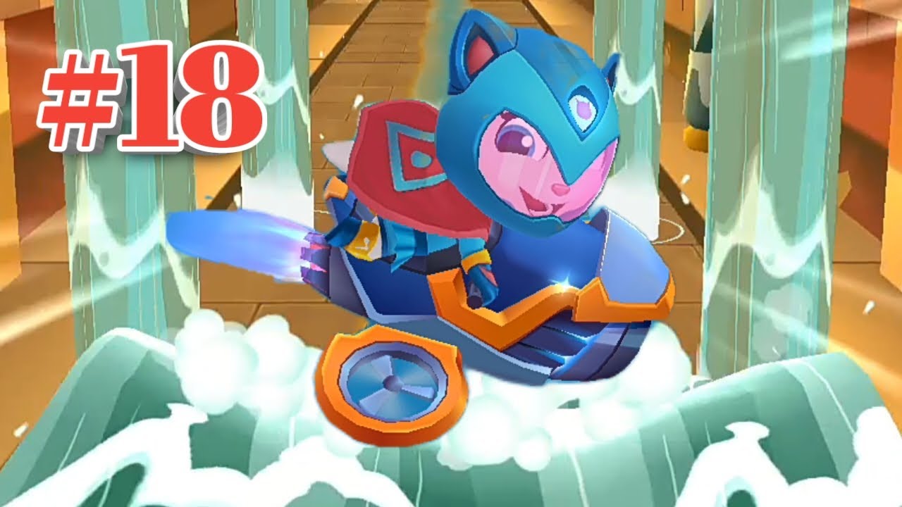 Talking Tom hero desh gameplay |Part #18 | Blue Wave Angela Vs Crezy ...