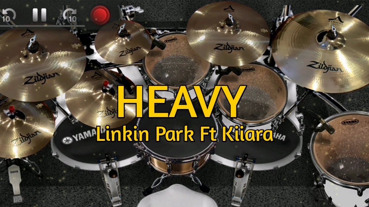 "Heavy Linkin" Park Ft Kiiara Cover Real Drum - YouTube