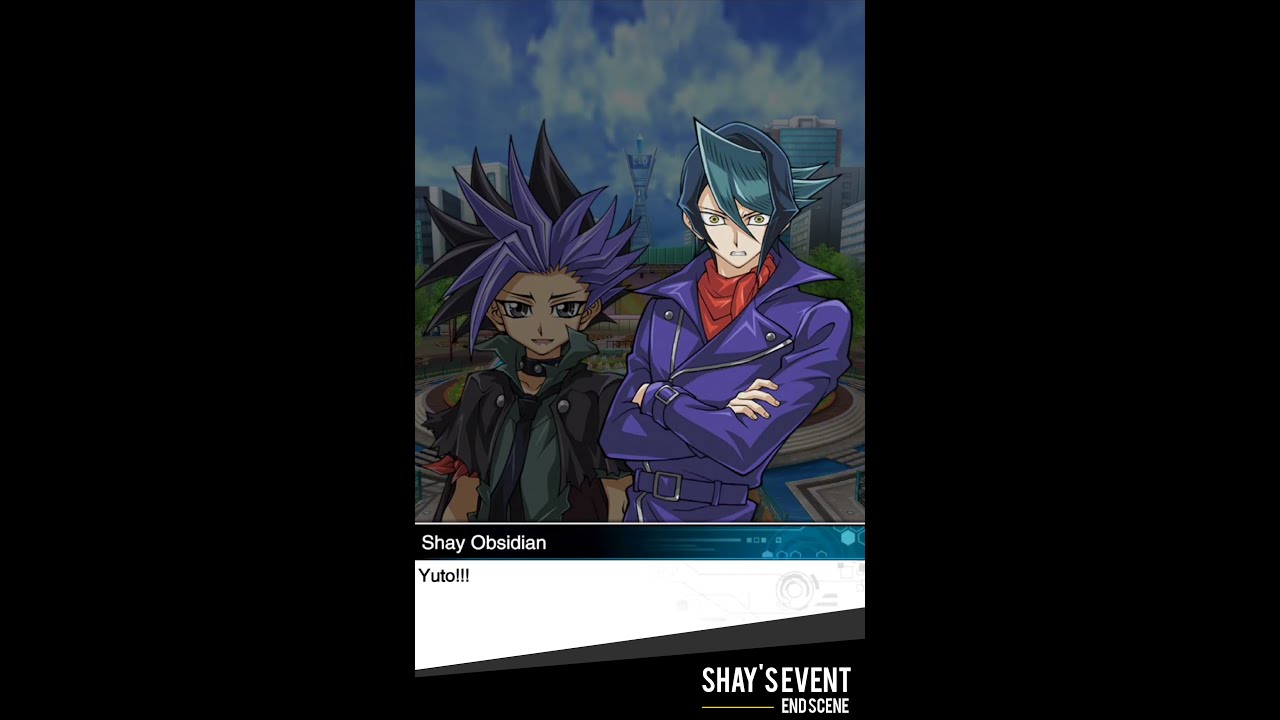 Yugioh Duel Links - Shay's Event Ending Scene x Yuto - YouTube