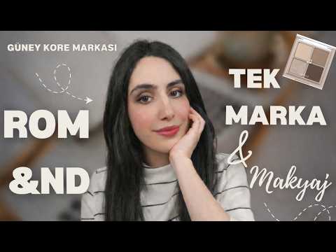 G.KORE ÜRÜNLERİNİ DENEDİM💗 TEK MARKA Rom&nd