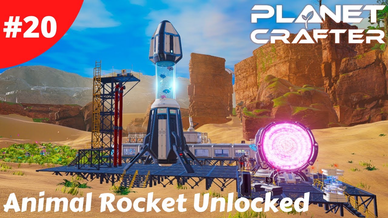 Animal Rocket Launch & Looting The Lava Ship - Planet Crafter - #20 ...