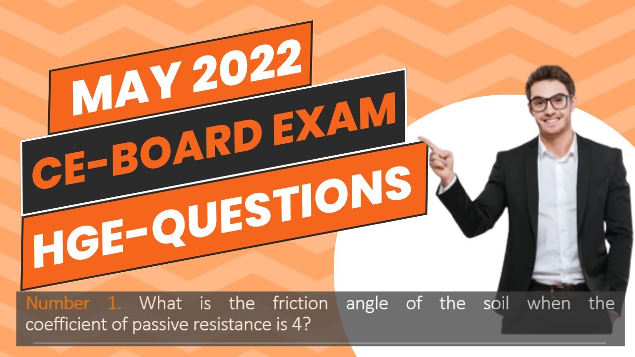 MAY 2022 | HYDRAULICS & GEOTECHNICAL ENGINEERING | CE-BOARD EXAMINATION ...