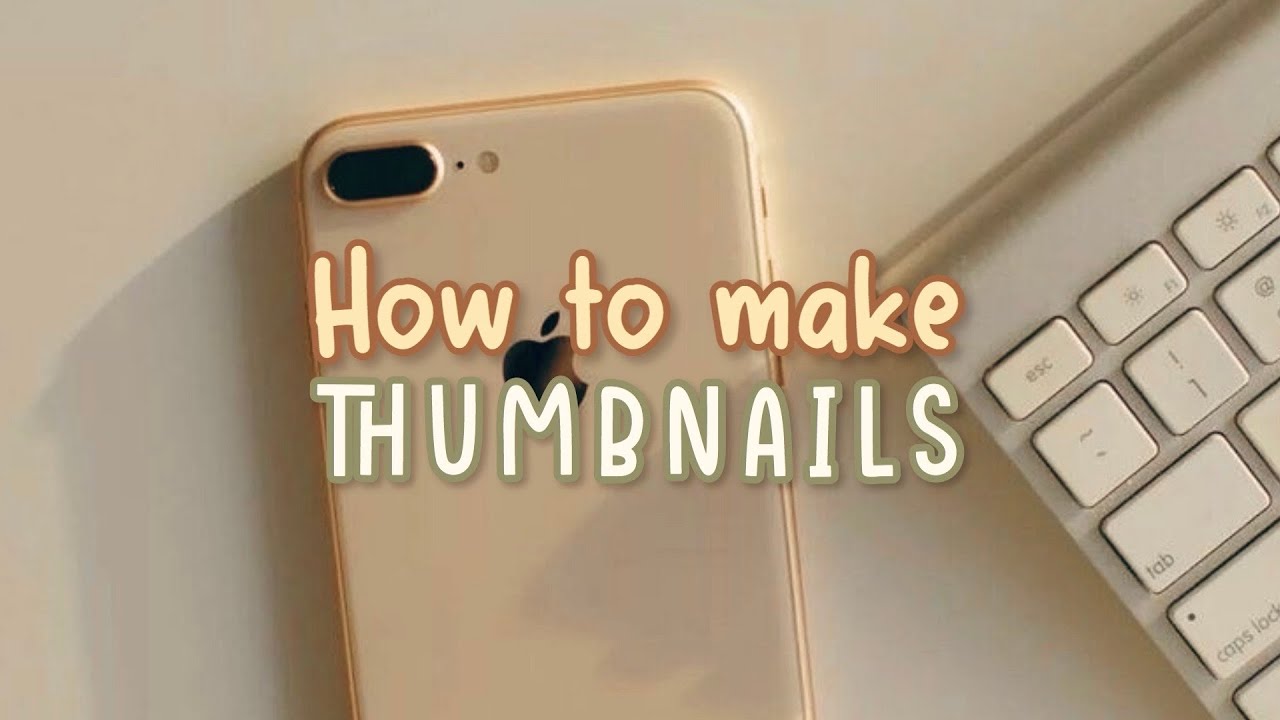 How to make Youtube Thumbnails (++Apps that I use to edit my yt ...