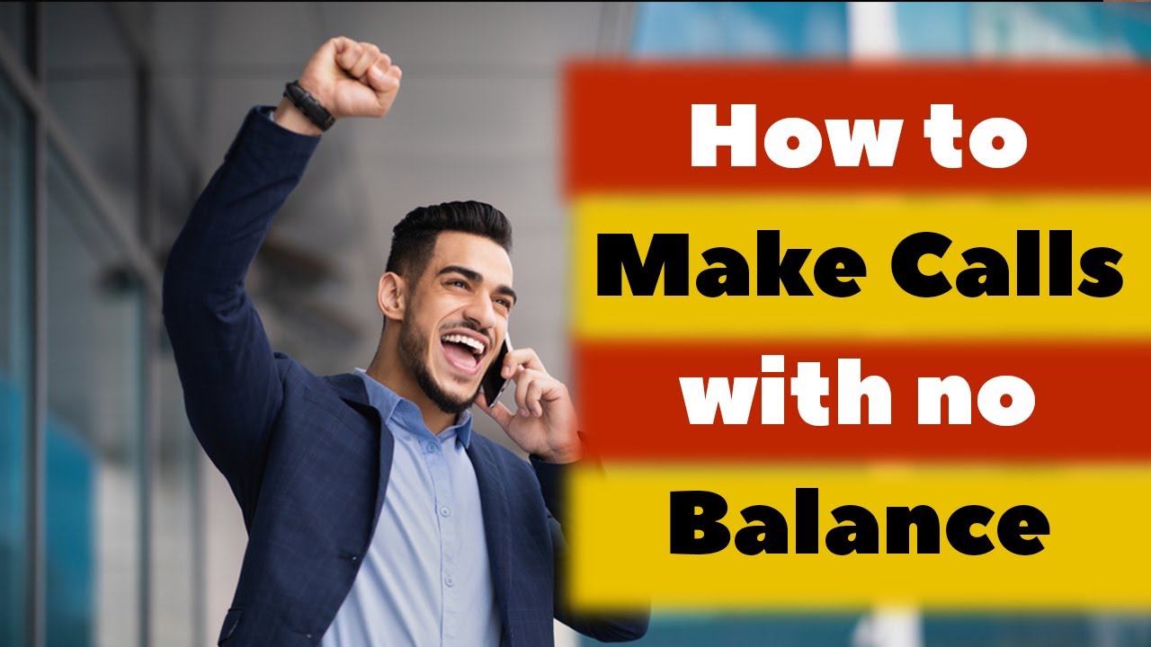 How to make phone calls with zero account balance - YouTube