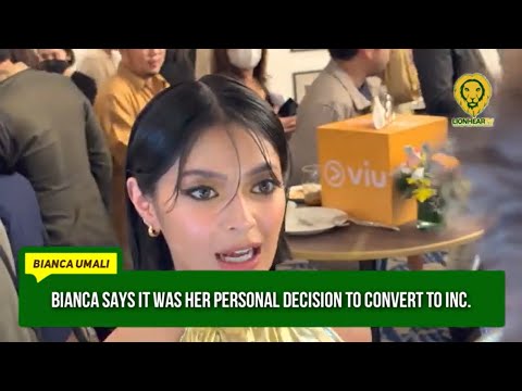 Bianca Umali says it was her personal decision to convert to INC - YouTube
