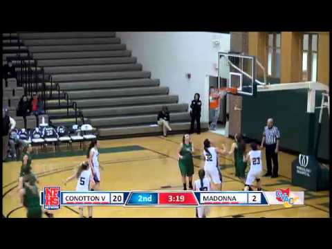 Conotton Valley's #22 makes a pass to #13 to complete a beautiful play ...