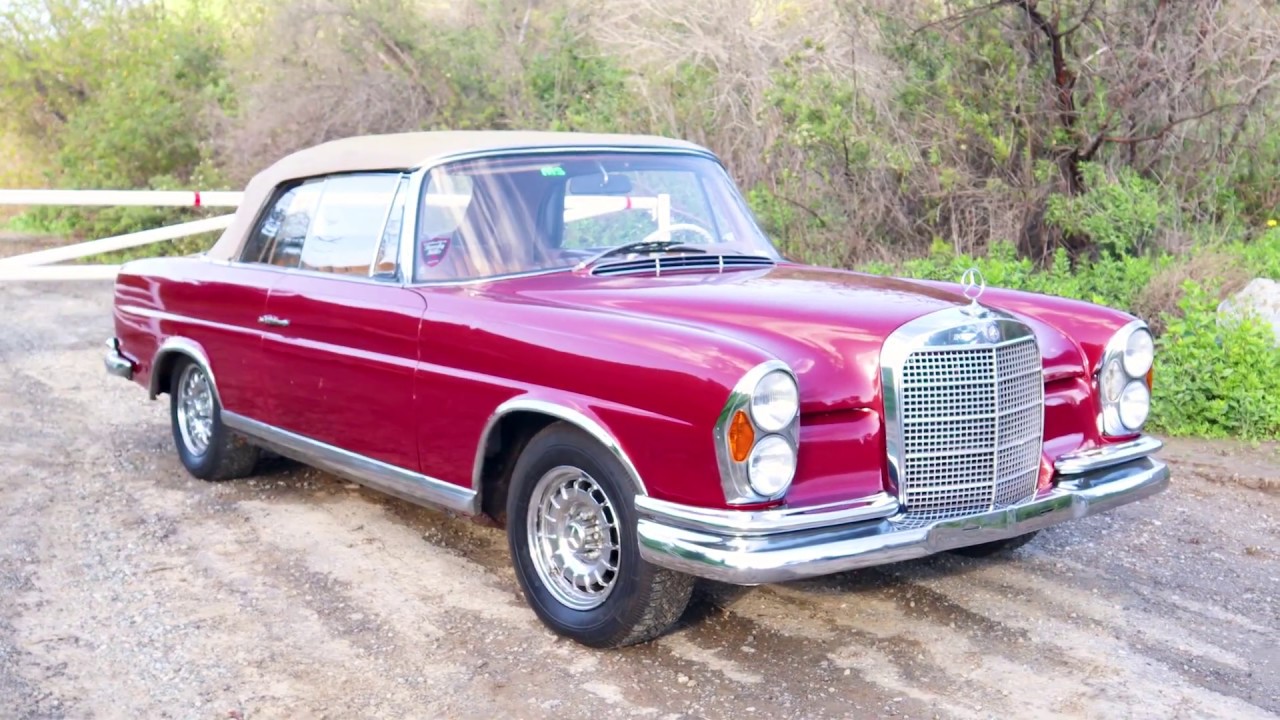 1968 Mercedes-Benz 280SE Cabriolet - YouTube