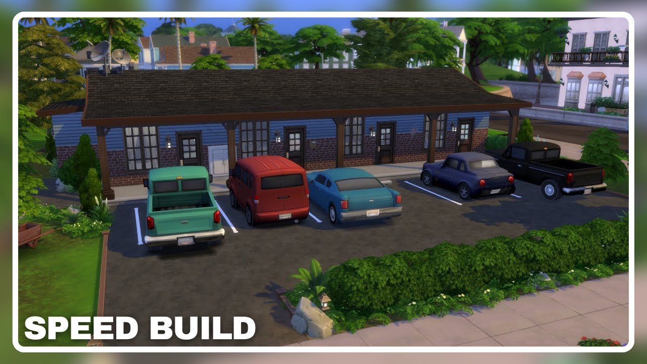 RUNDOWN MOTEL | The Sims 4 | Speed Build - YouTube