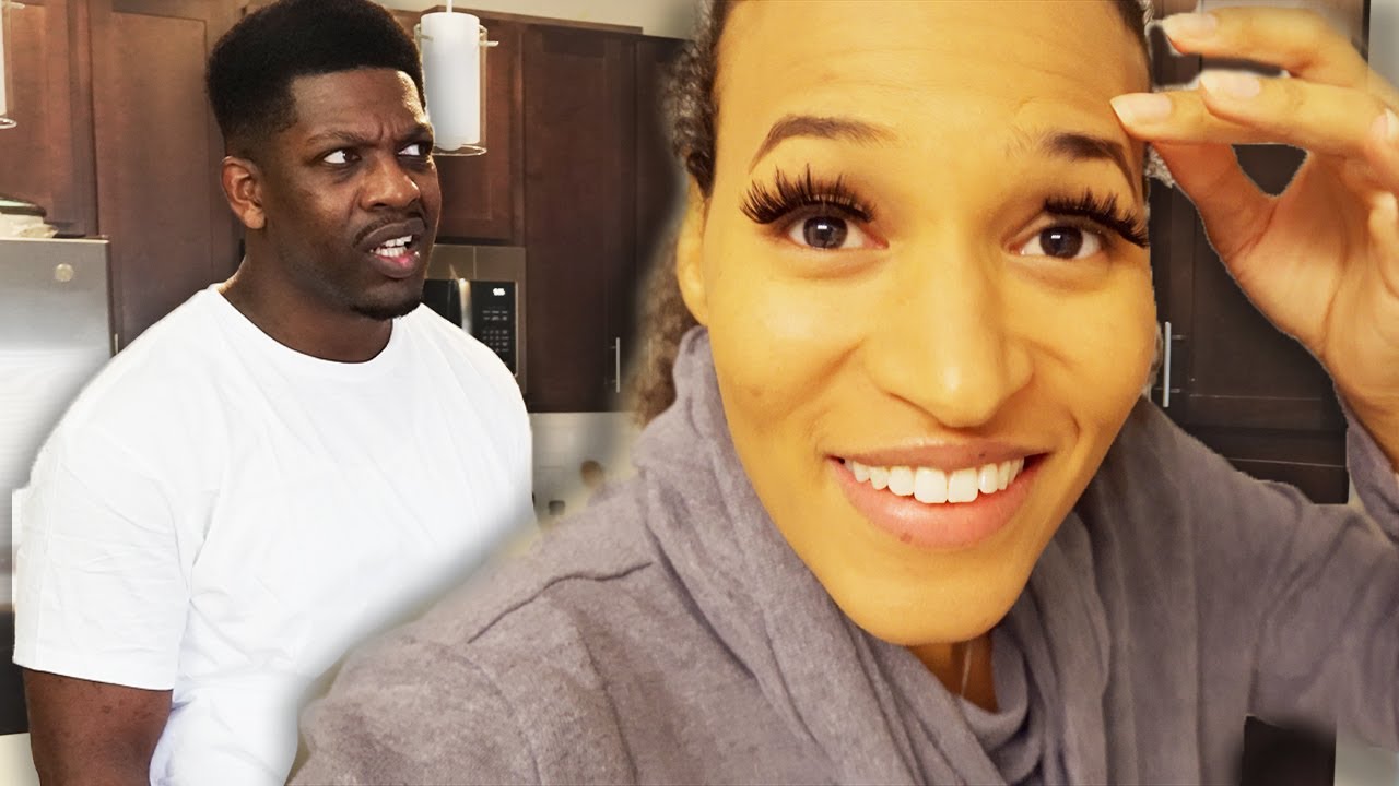 Wearing Long Dramatic Eyelashes Out In Public - YouTube