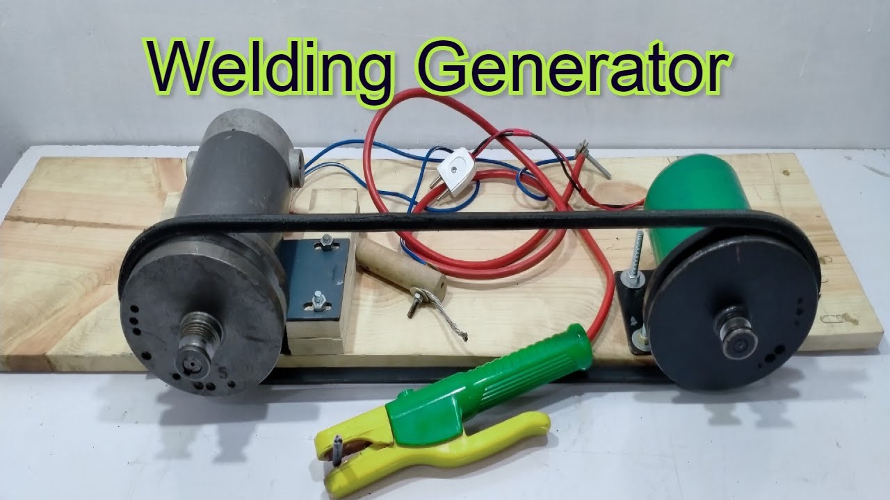 How To Make Welding Machine Generator Using Dc Motor New Experiment ...