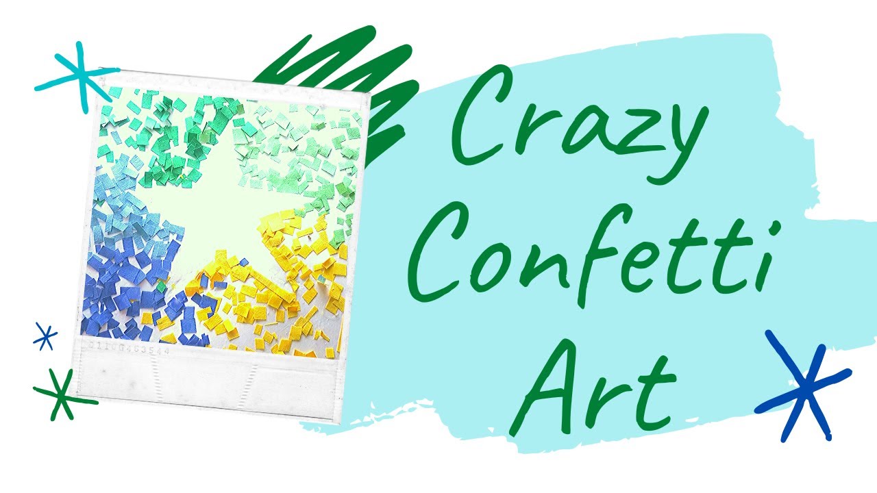 Crazy Confetti Art! - YouTube