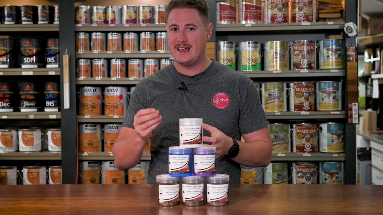 Colorant en poudre métallique - Colobar - YouTube