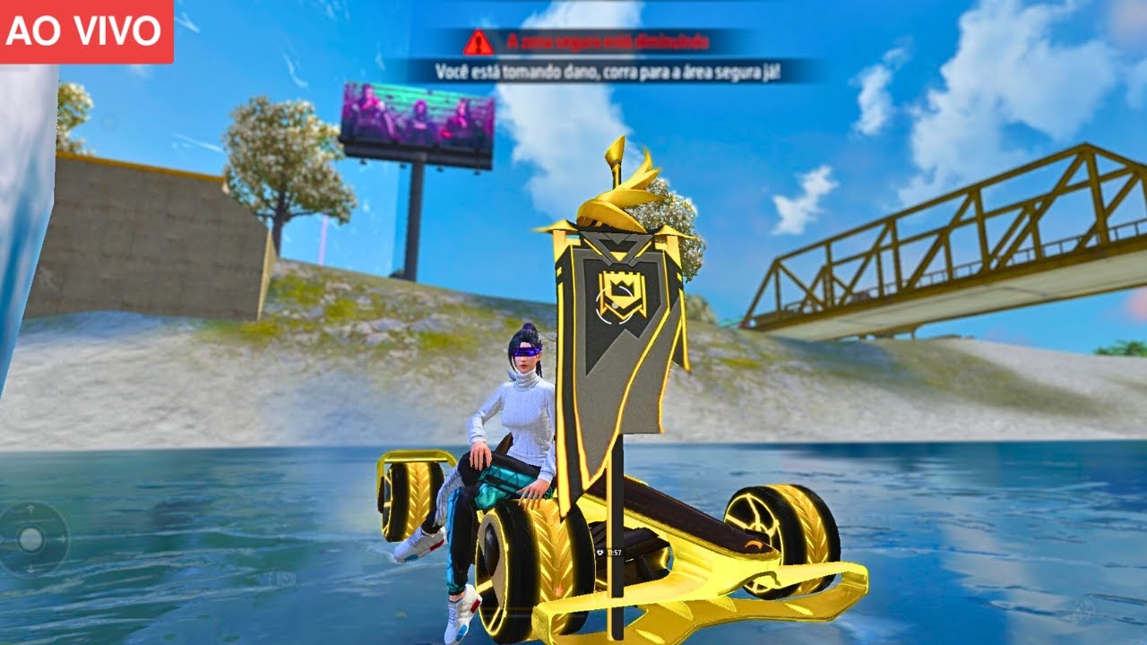 IMANU AO VIVO 💛 RUMO AO MESTRE DE HONRA COM INSCRITOS 💛 FREE FIRE ...