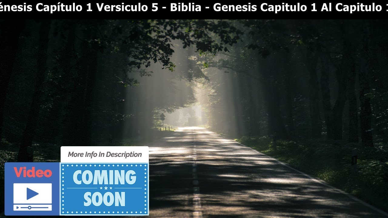 Génesis Capítulo 1 Versiculo 5 - Biblia : Genesis Capitulo 1 Al ...