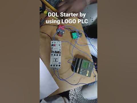 #DOL Starter by using LOGO PLC #dolstarter #electrical - YouTube