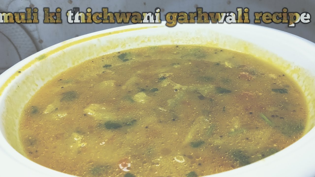 MOOLI KI THICHWANI//मूली की थिचाेडी// UTTARAKHAND RECIPE//HOME KITCHEN ...