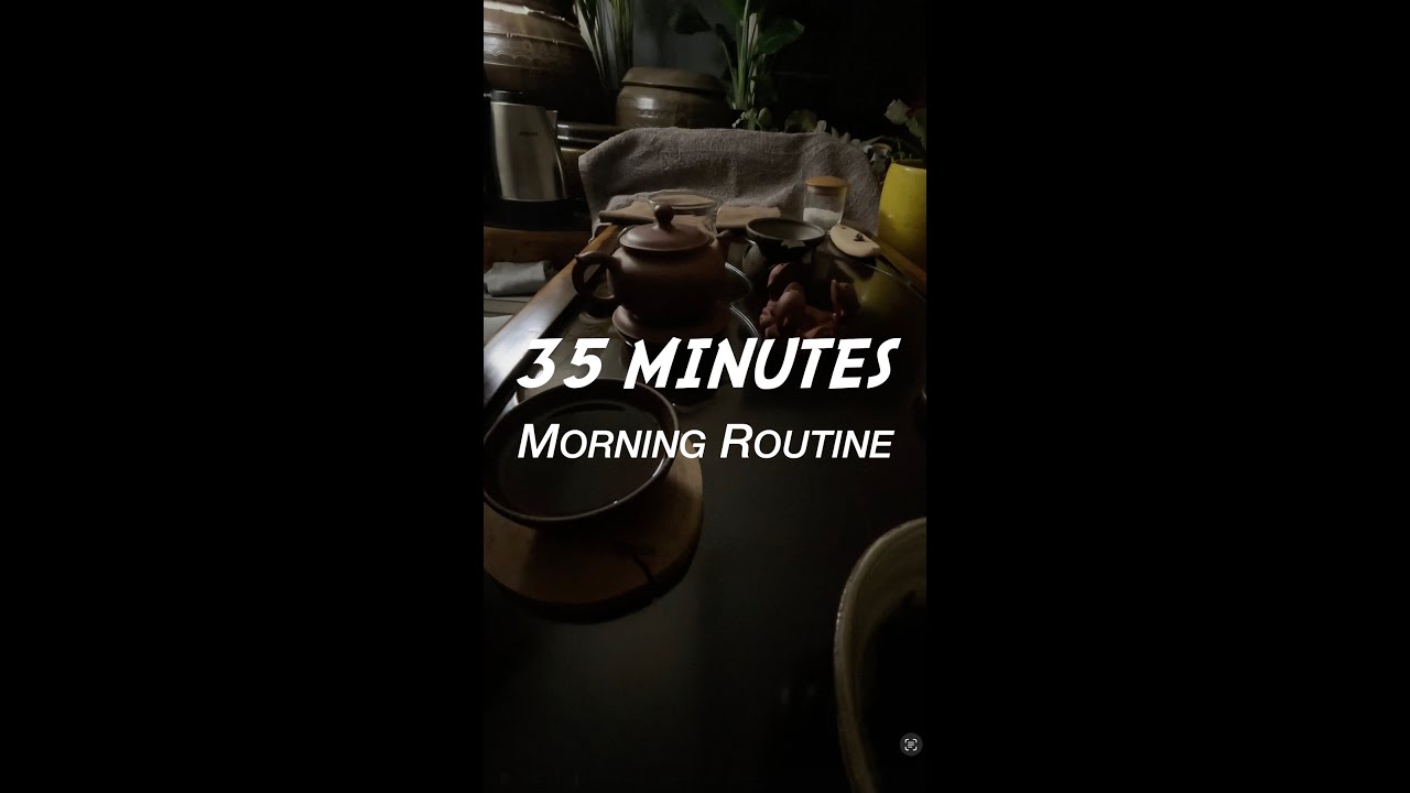 [35 MINUTES MORNING ROUTINE with me] early morning at home / Tea and ...