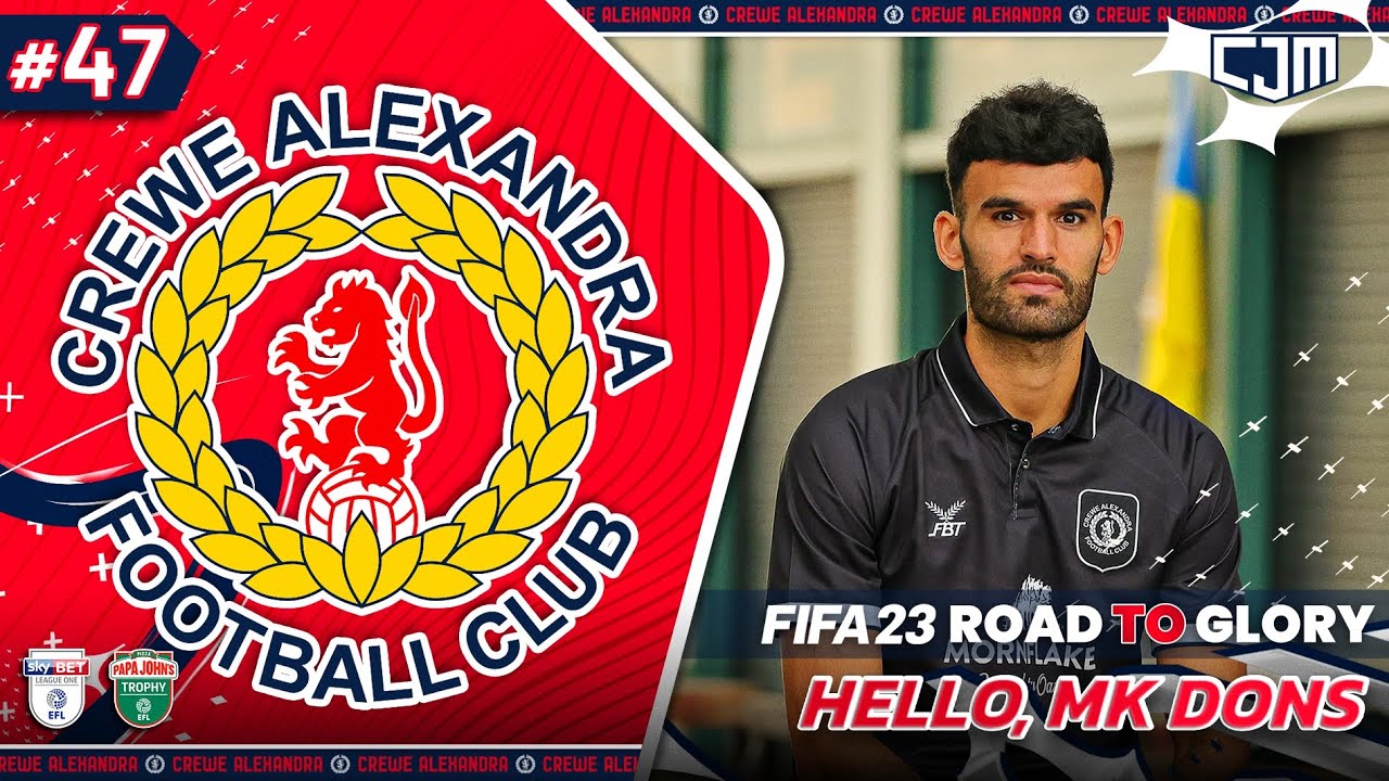 FIFA 23 Crewe Alexandra Road To Glory | Drama Saat Duel Lawan AFC ...