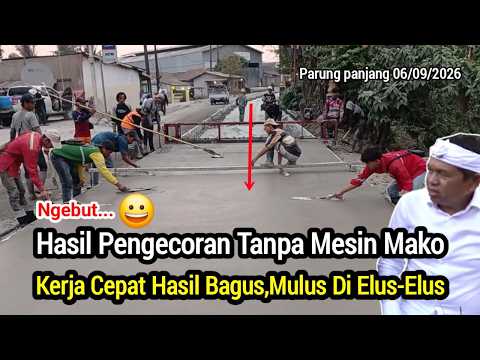 HASIL BETONISASI SEKARANG‼️KERJA CEPAT BAGUS,MULUS DI ELUS-ELUS.