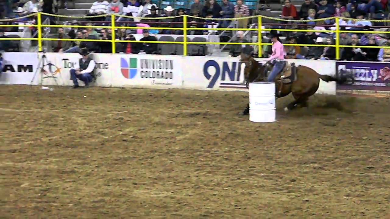 PRCA Barrel race - YouTube