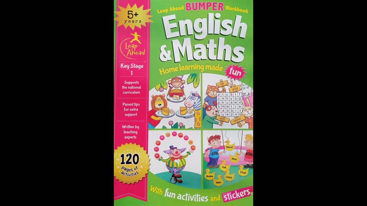 English & Math Home Learning made Fun - Leap Ahead Bumper Workbook Age ...