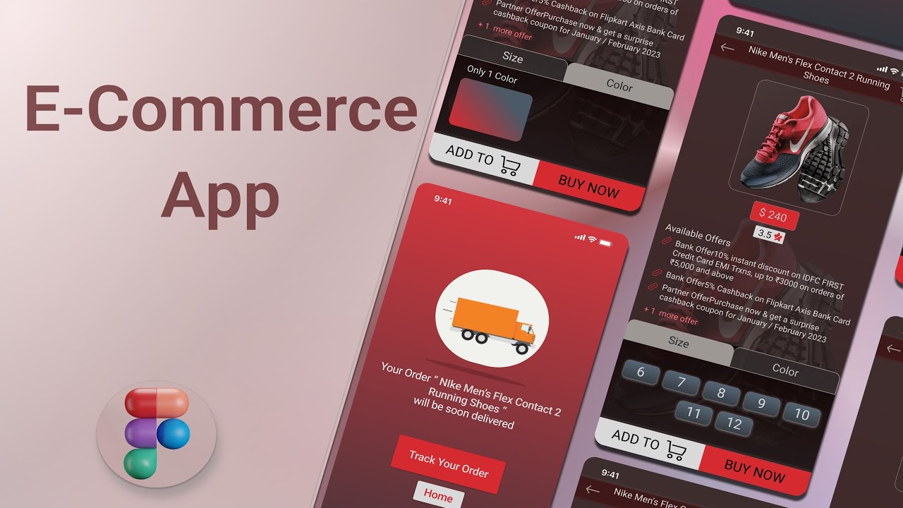 Create an E - Commerce App on Figma | Figma Tutorial 2023 - YouTube
