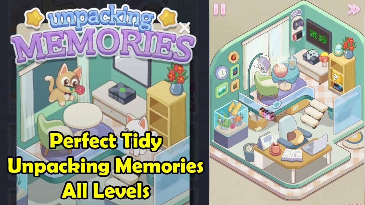 Perfect Tidy Unpacking Memories Level 1-4 Full Walkthrough | All Levels ...