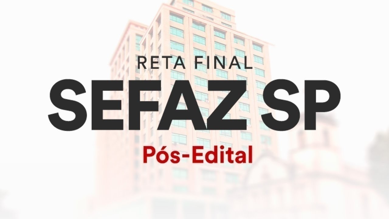 Reta Final SEFAZ SP Pós-Edital: Ciência de Dados e IA - Prof ...