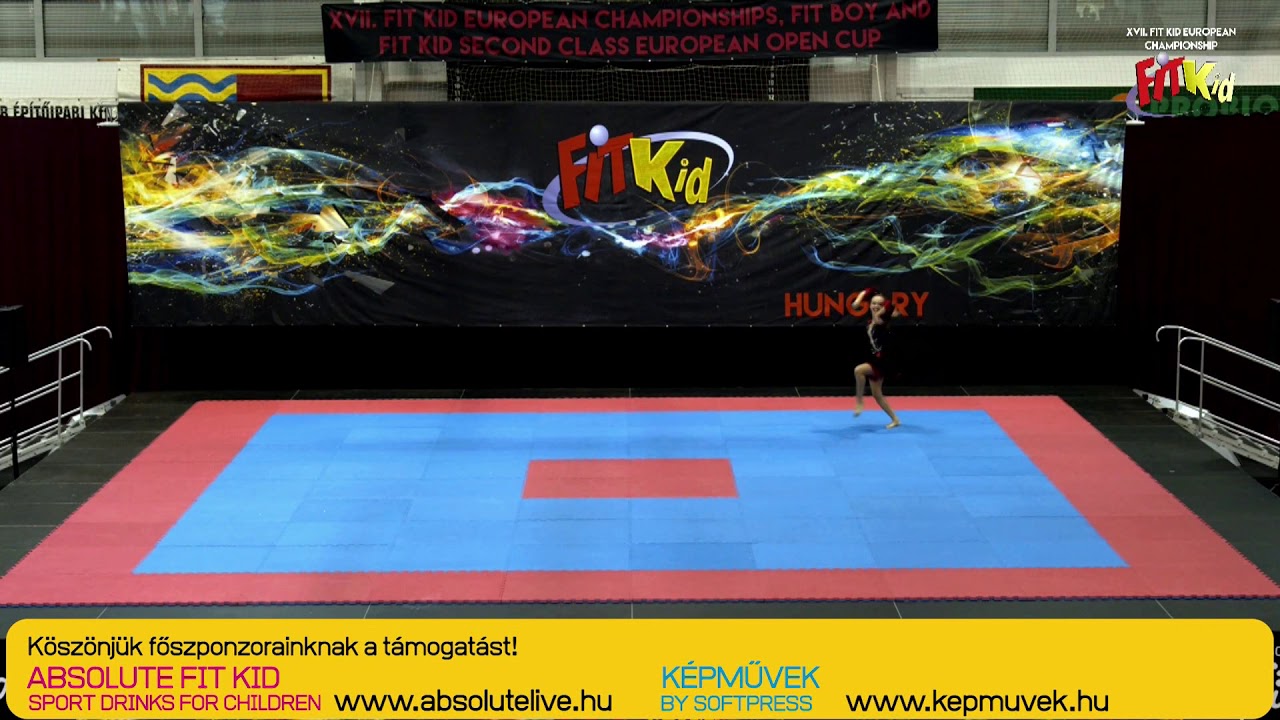 XVII. Fit Kid European Championships Individual finalist Fanni Pető ...