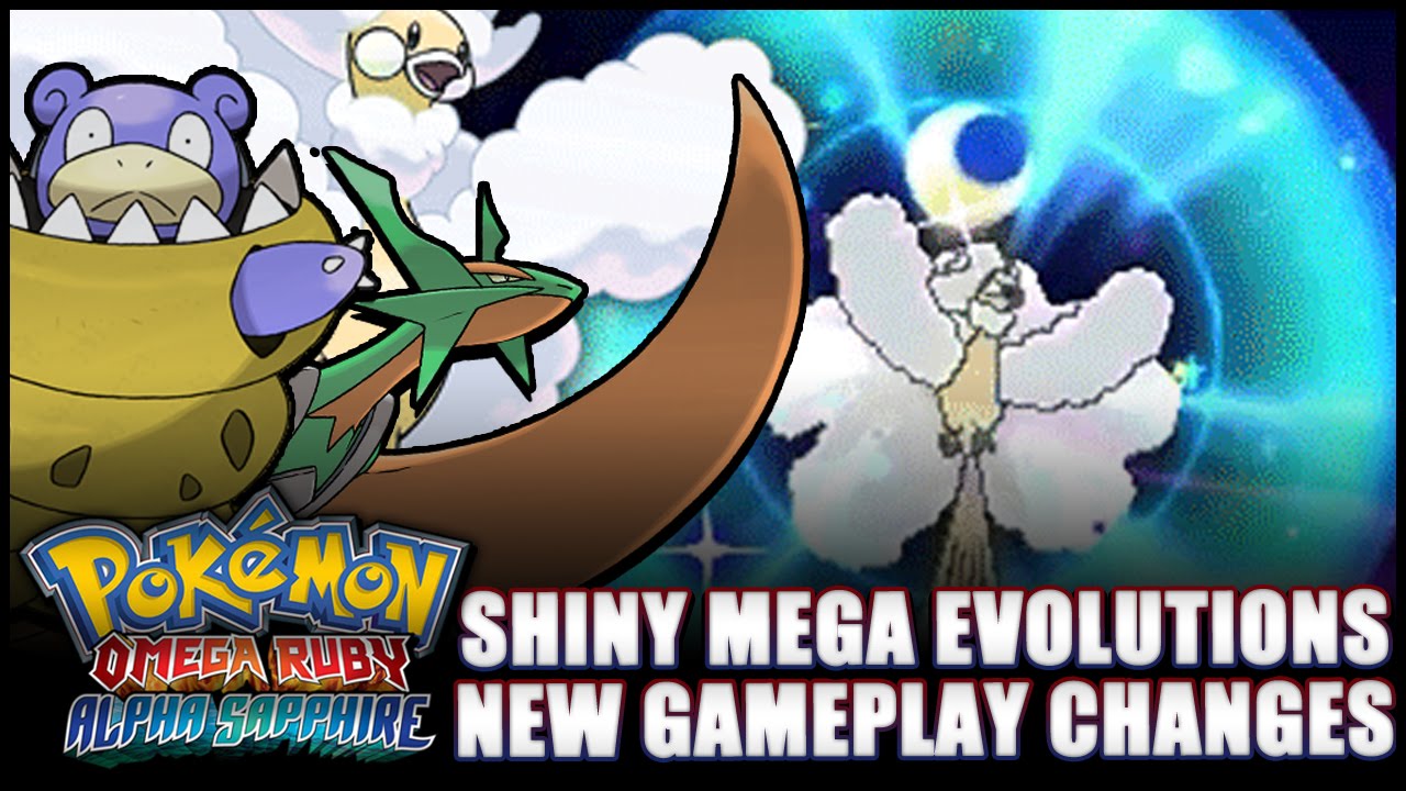 Pokémon Omega Ruby and Alpha Sapphire: News - More concept shiny mega evolutions! Gameplay ...