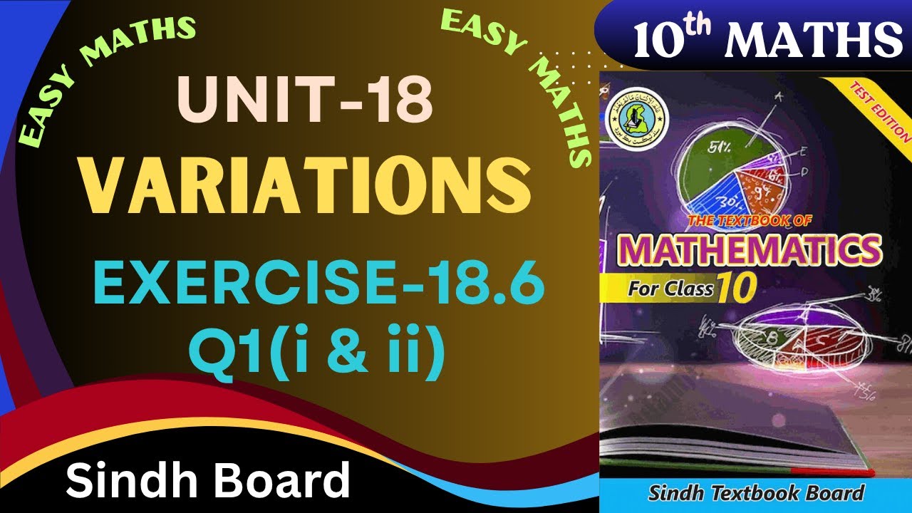 #Exercise_18.6 #Question1(i-ii) #Class_10 #chap_18(variation) #Sindh_Board #Karachi Board #ms ...