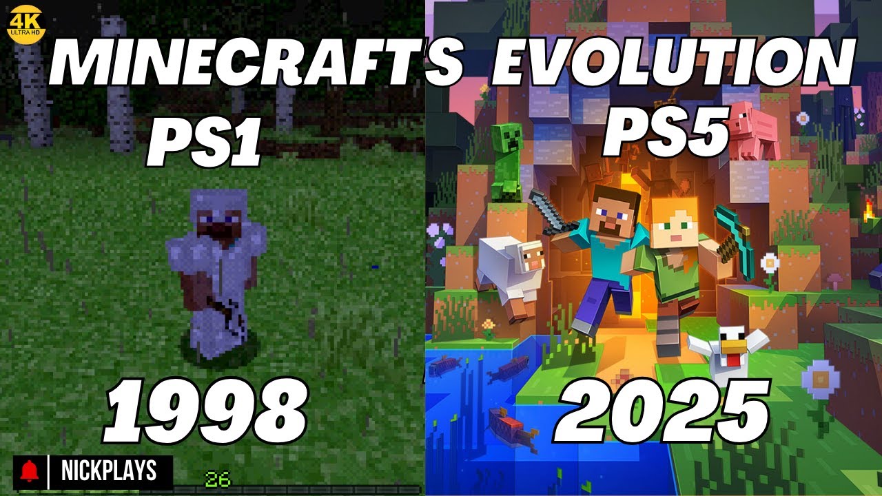 Minecraft's PlayStation Evolution: From PS1 Demakes to PS5 Ray Tracing ...