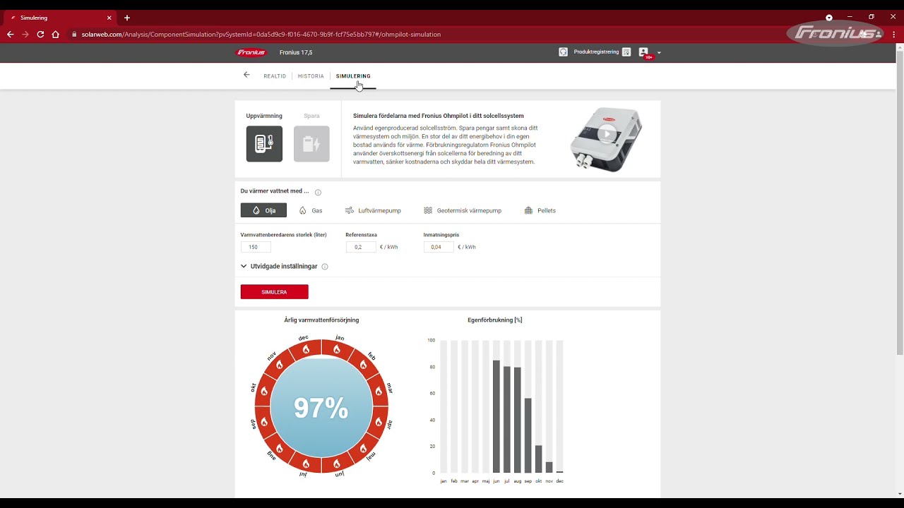 How to: Fronius Solar.web genomgång (SWE) - YouTube