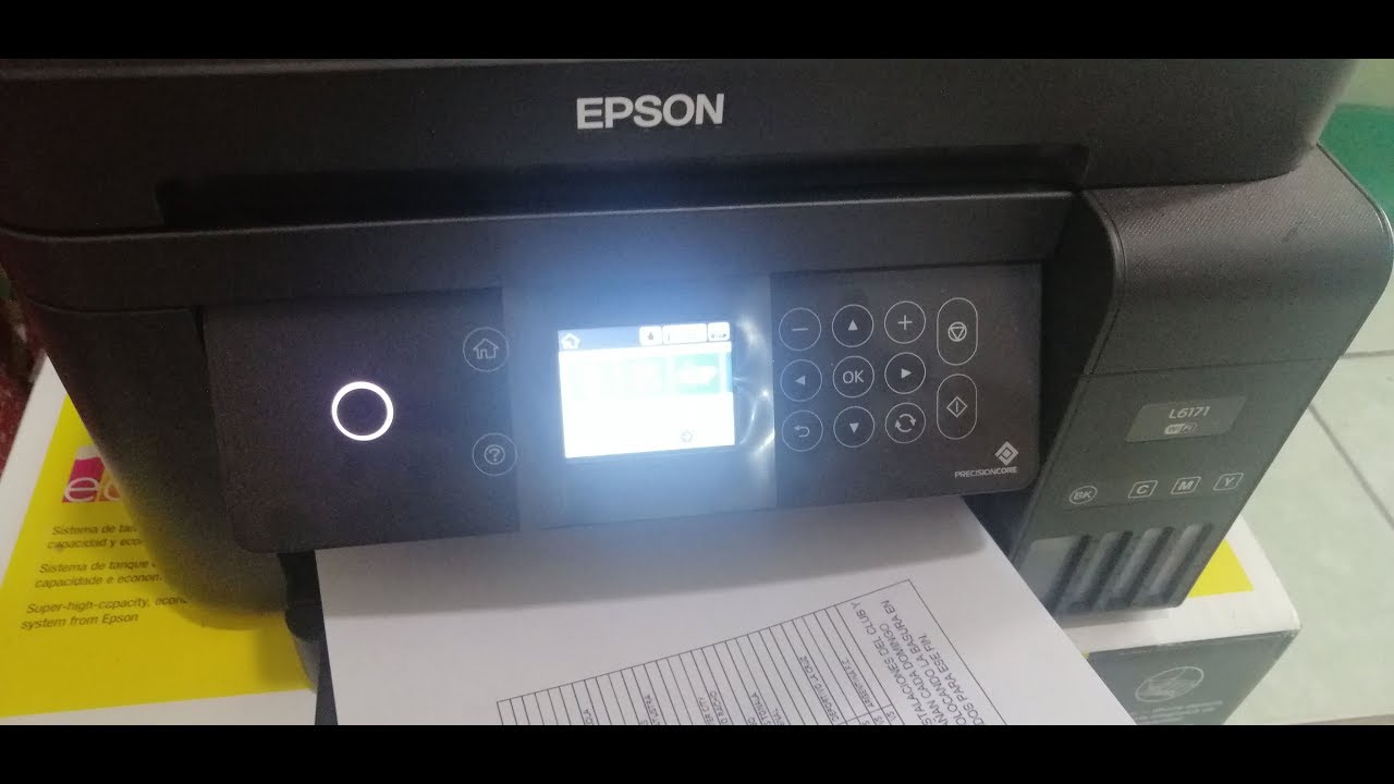 multifuncional Epson L6171 cómo funciona - YouTube