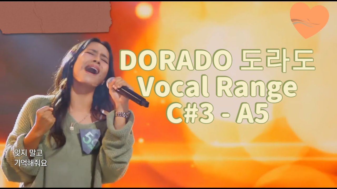 Gwyn Dorado 도라도 Vocal Range (C#3 - A5) - YouTube