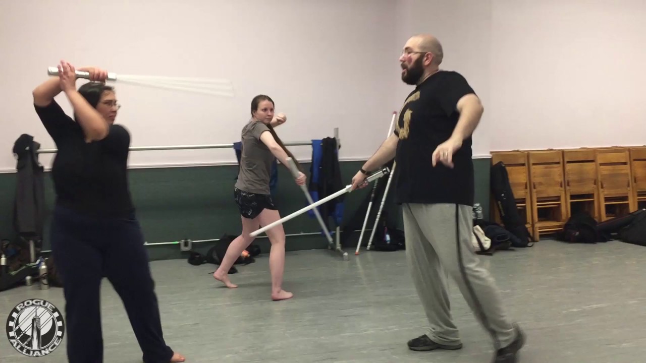 Fight Rehearsal - Anais and Shiva v Brandon 4/16 - YouTube