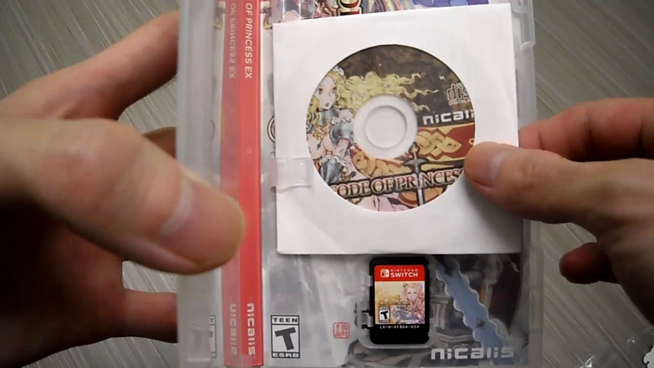 Unboxing Code of Princess EX Launch Edition Nintendo Switch Nicalis ...