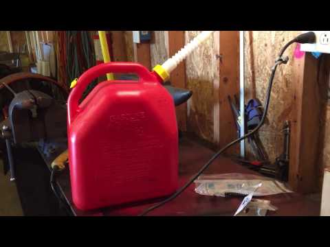 Make those spill proof gas cans user friendly - YouTube