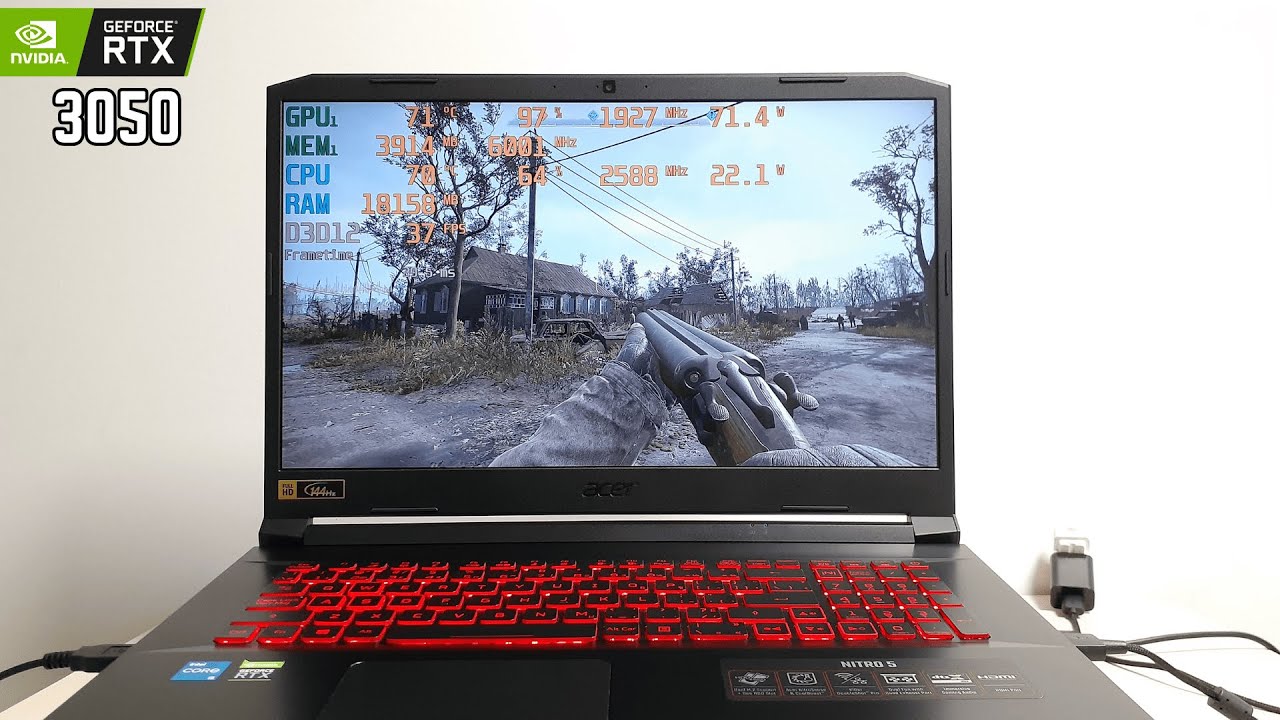 STALKER 2: Heart of Chornobyl - Acer Nitro 5 - RTX 3050 - Laptop (Frame ...