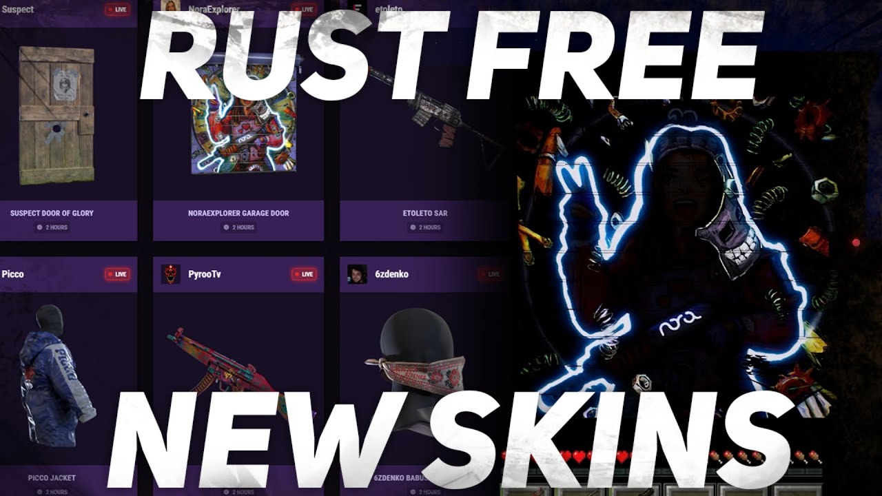 Rust *NEW FREE* Twitch Drop Skins In Game 4/1 - YouTube