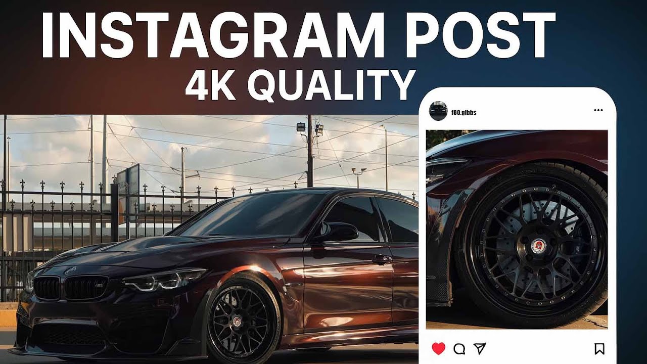 How to upload 4k quality to Instagram (full tutorial) (Instagram Reels ...