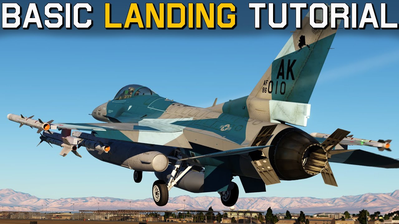 Basics of Landing in DCS! | Basic Landing Tutorial In the F-16C Viper ...