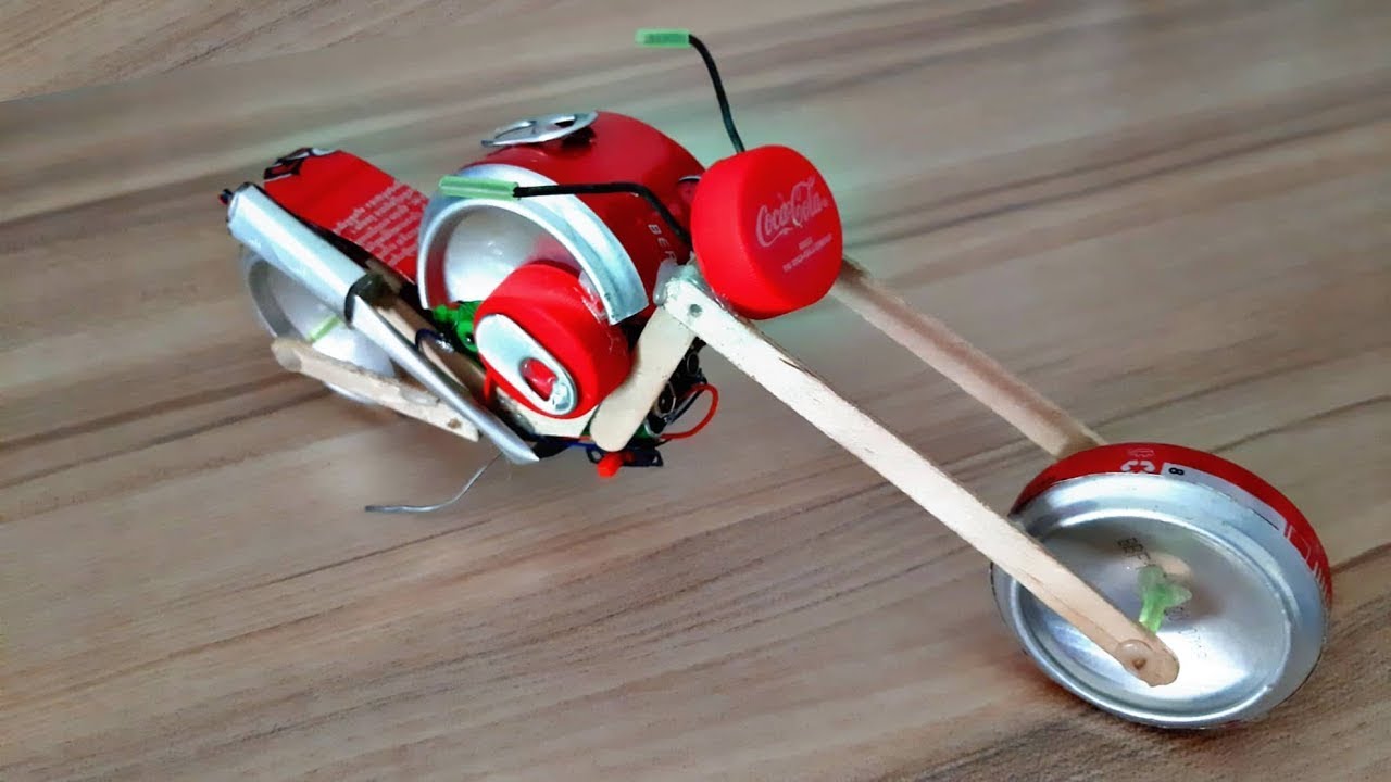 Motorcycles Made Of Cans | Make a motorcycle with cans | How to Make a ...