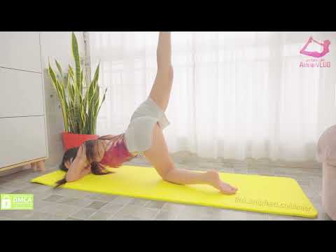 com hip up stretch before work at home ��초보 요가��aimier Stretching Yoga스트레칭 홈트요가 1080p